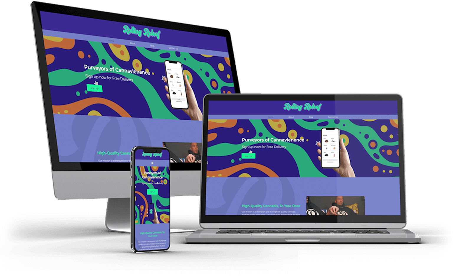 Cannabis Website Design & Development • Services • PufCreativ